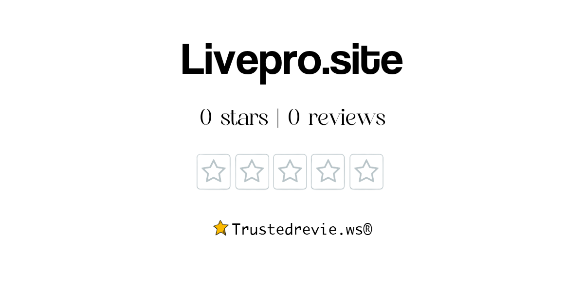 Livepro.site Reviews & Scams