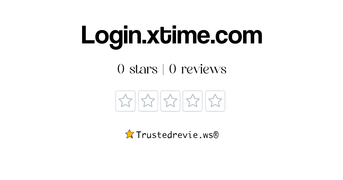 Login.xtime.com - Ask Question
