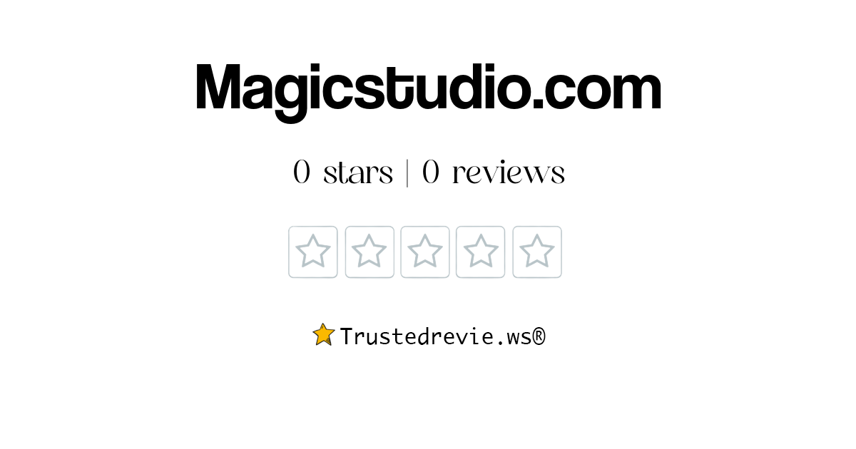 Magicstudio.com Review: Legit or Scam? [2025 New Reviews]