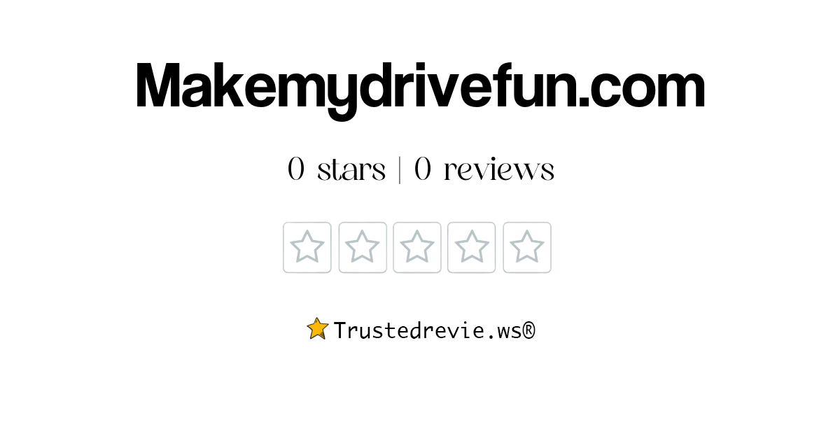 Make My Drive Fun Erfahrungen
