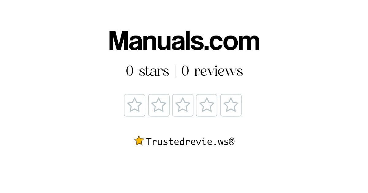 Manuals.com Review: Legit or Scam? [2025 New Reviews]