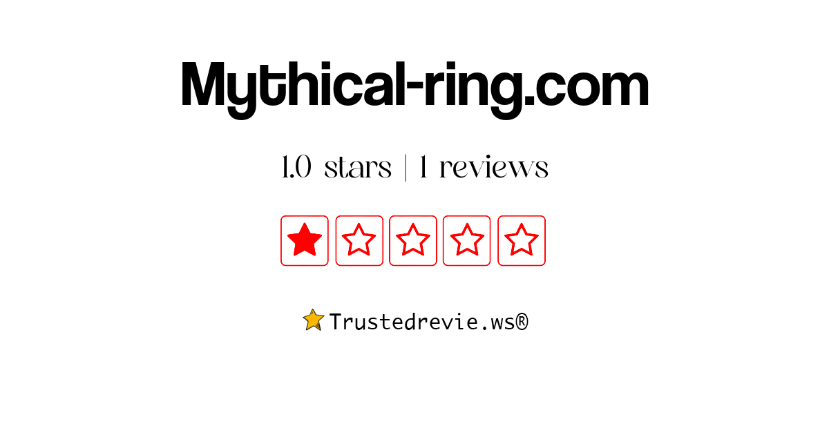 Mythical-ring.com Review: Legit or Scam? [2026 New Reviews]
