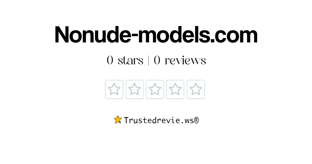 Nonude-models.com - Ask Question