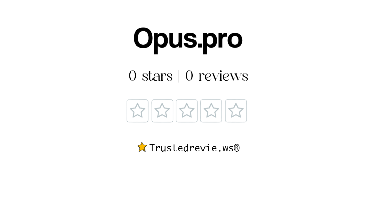 Opus.pro Review: Legit or Scam? [2024 New Reviews]