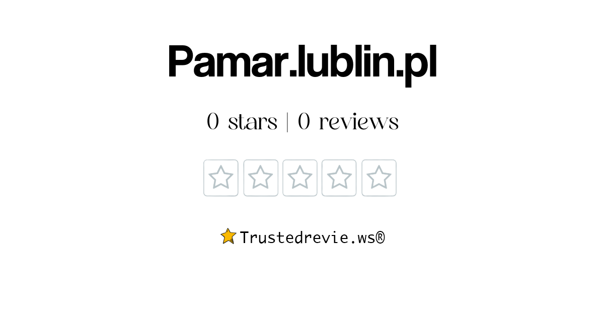 Pamar.lublin.pl Review: Legit or Scam? [2025 New Reviews]