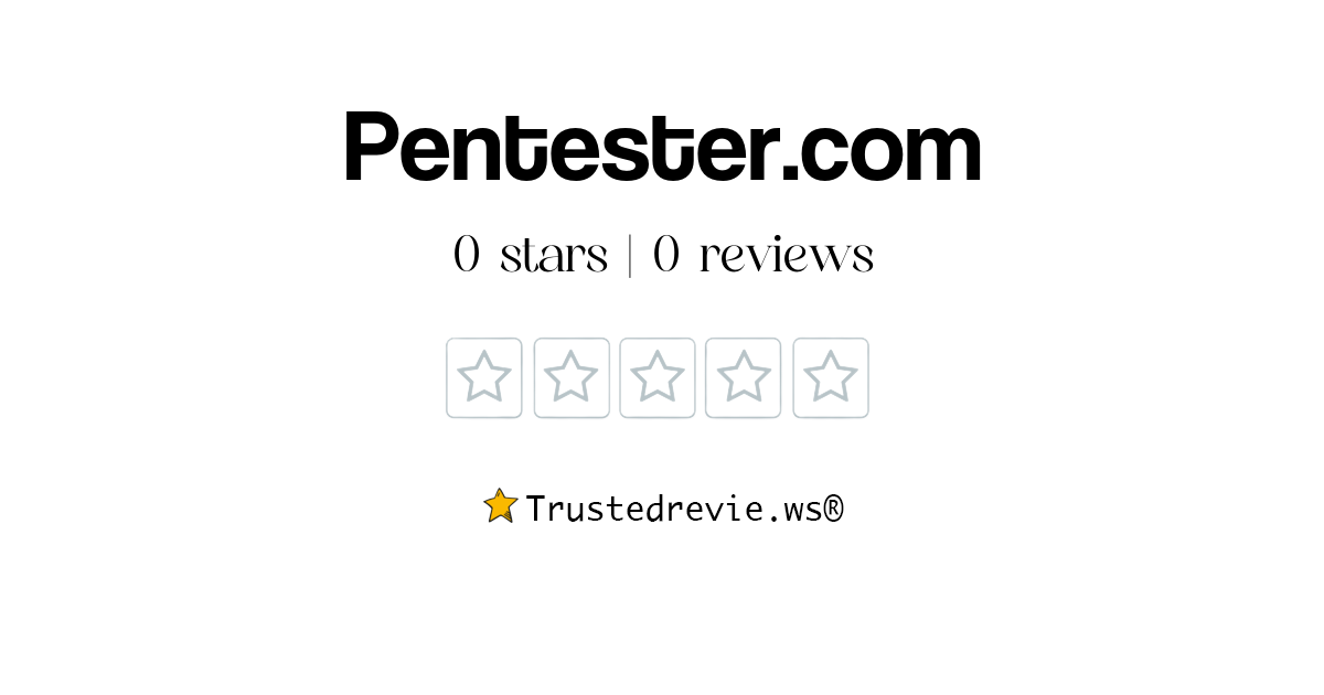 Pentester.com Review: Legit or Scam? [2025 New Reviews]