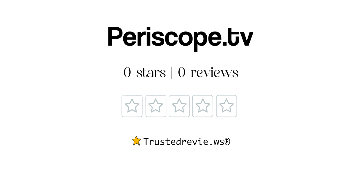 Periscope.tv Review: Legit or Scam? [2026 New Reviews]