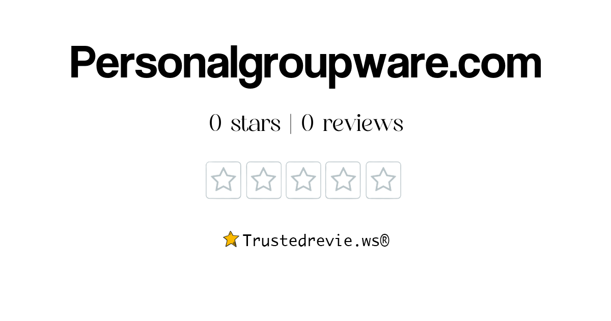 Personalgroupware.com Review: Legit or Scam? [2024 New Reviews]