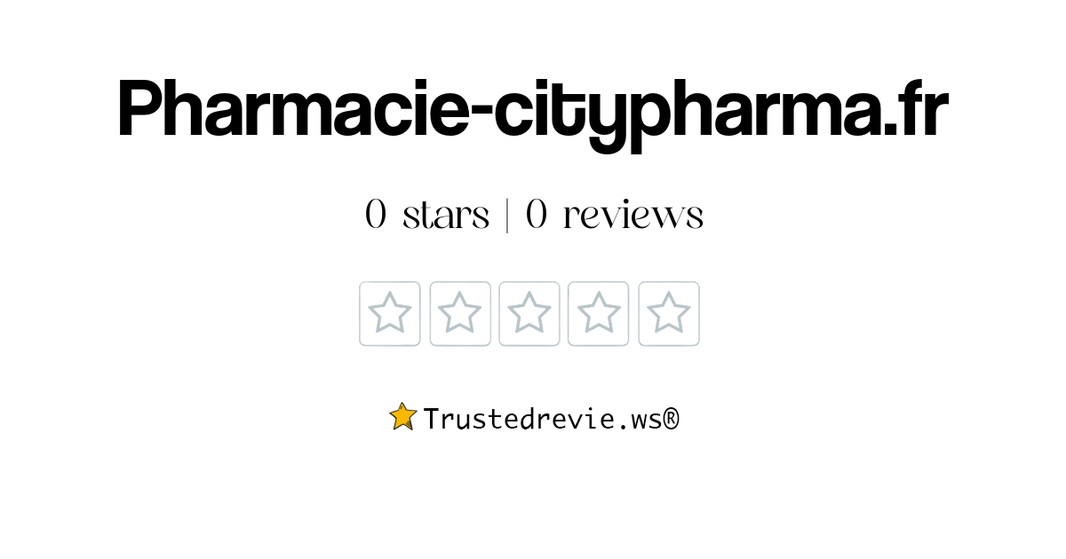 Pharmacie-citypharma.fr - Ask Question