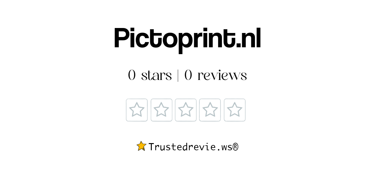 Pictoprint.nl Review: Legit or Scam? [2026 New Reviews]
