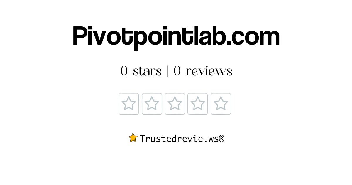 Pivotpointlab.com Review: Legit or Scam? [2026 New Reviews]