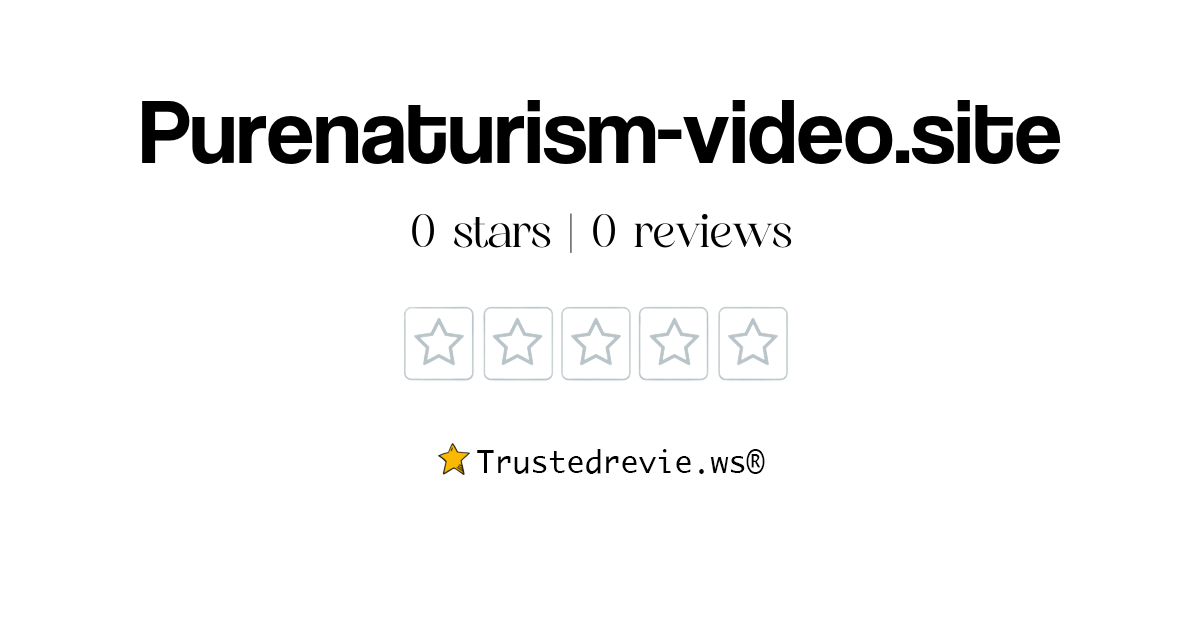 Purenaturism-video.site - Ask Question