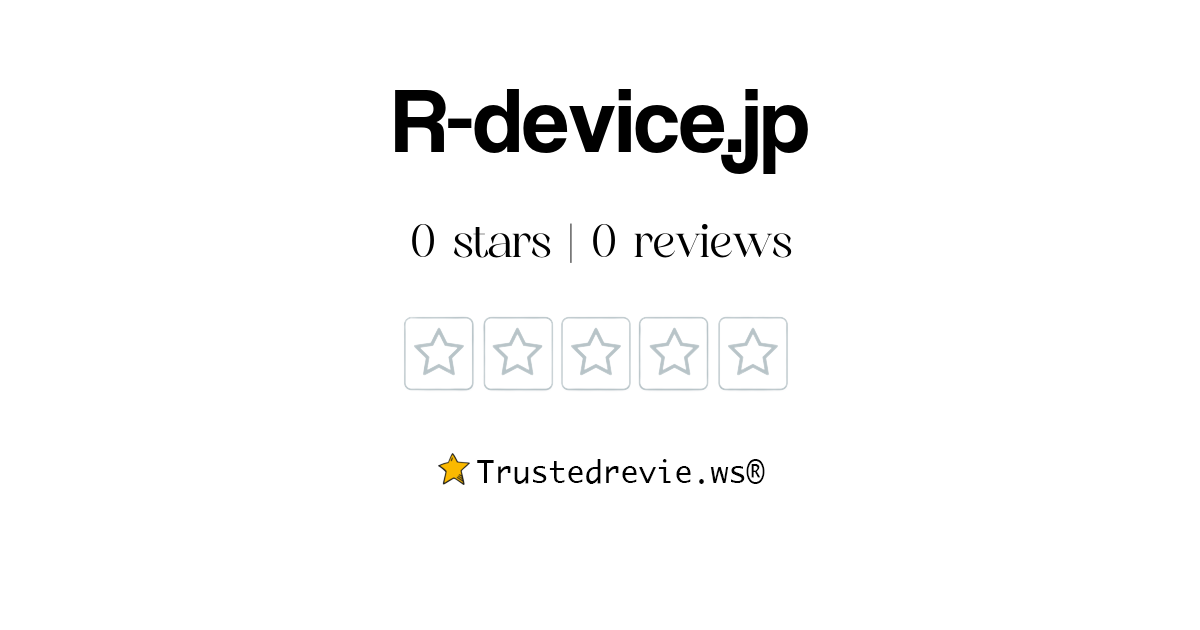 R-device.jp - Ask Question