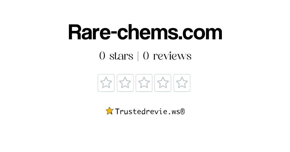 Rare-chems.com Review: Legit or Scam? [2025 New Reviews]