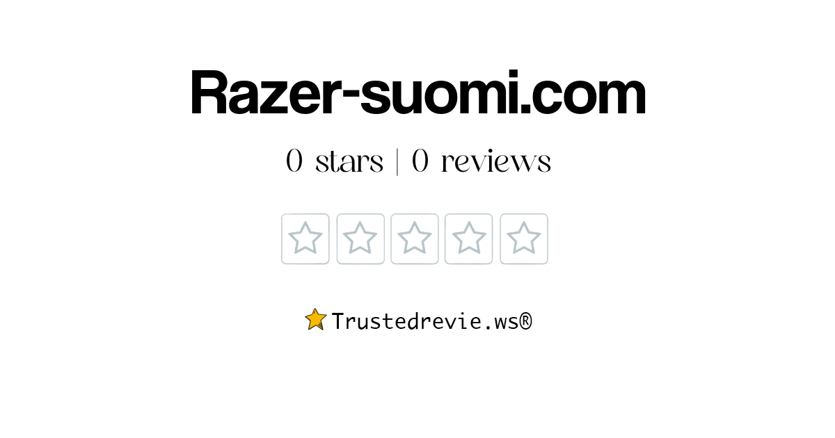 Razer-suomi.com Review: Legit or Scam? [2026 New Reviews]