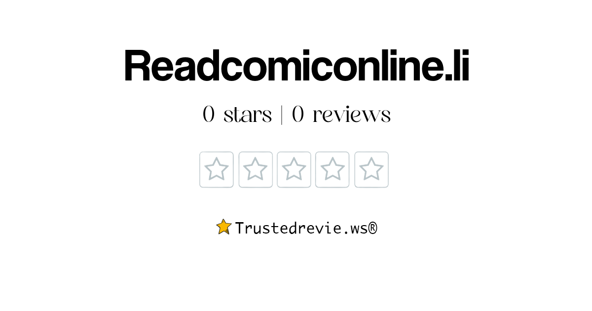 Readcomiconline.li Review: Legit or Scam? [2026 New Reviews]