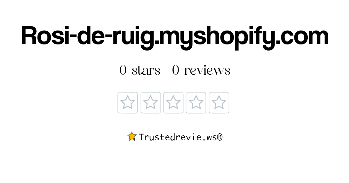 Rosi-de-ruig.myshopify.com Review: Legit or Scam? [2024 New Reviews]