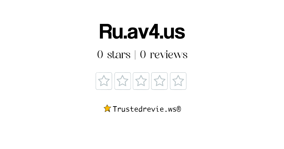 Ru.av4.us Review: Legit or Scam? [2026 New Reviews]