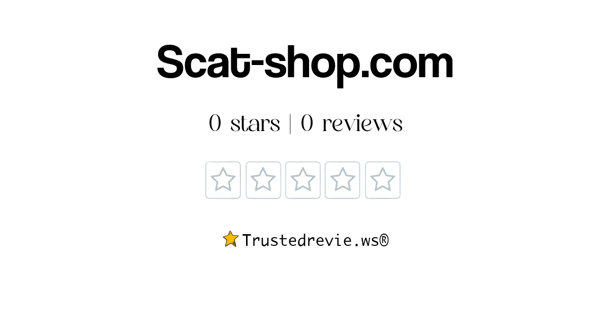 Scat-shop.com Review: Legit or Scam? [2025 New Reviews]