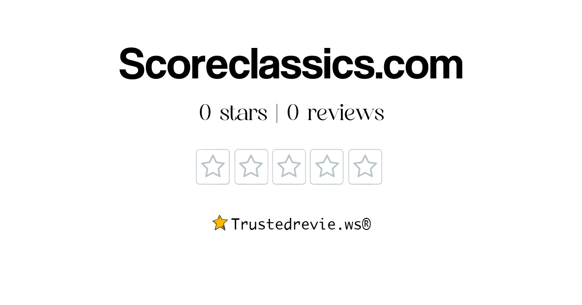 Scoreclassics.com Review: Legit or Scam? [2025 New Reviews]