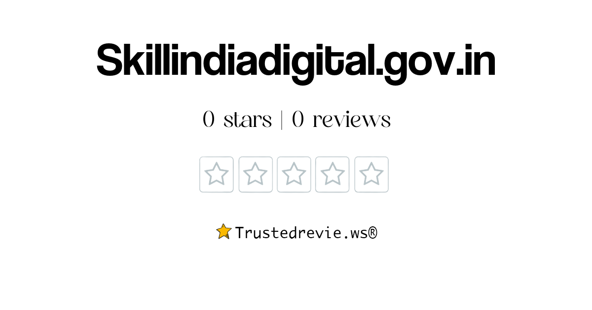 Skillindiadigital.gov.in Review: Legit or Scam? [2025 New Reviews]