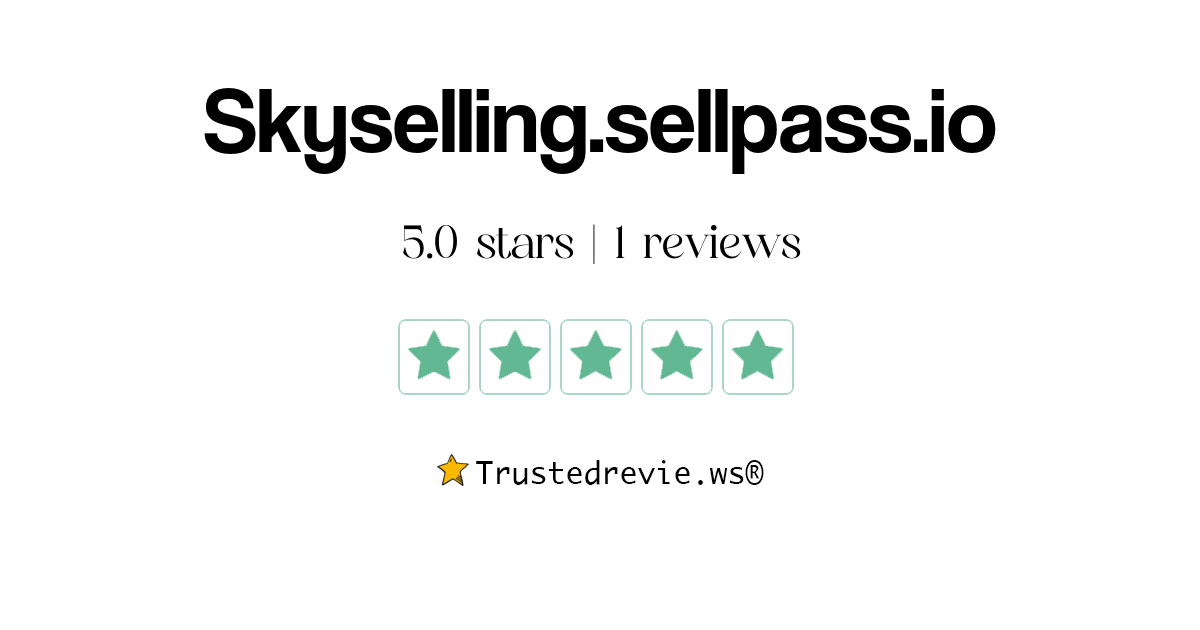 Skyselling.sellpass.io Review: Legit or Scam? [2026 New Reviews]