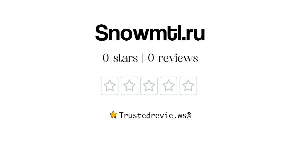 Snowmtl.ru Review: Legit or Scam? [2025 New Reviews]