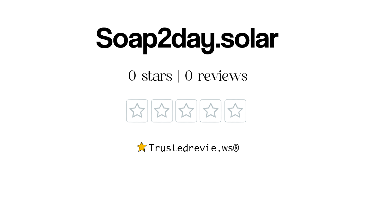 Soap2day.solar - Ask Question