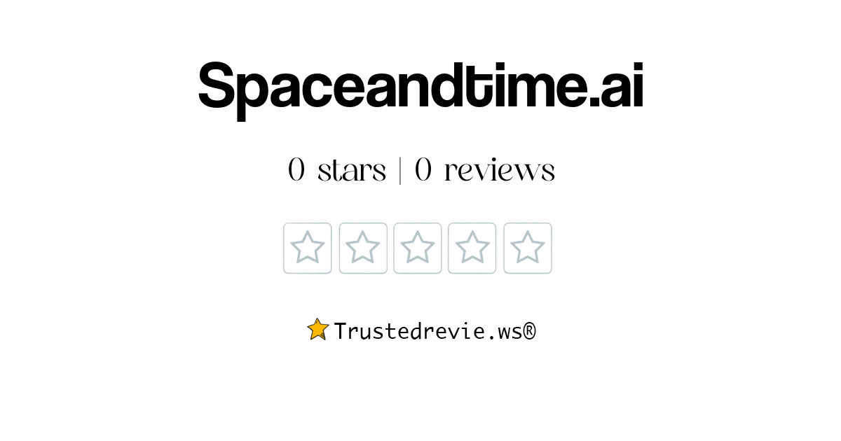 Spaceandtime.ai Review: Legit or Scam? [2025 New Reviews]