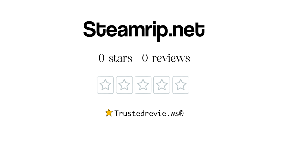 Steamrip Net Review Legit Or Scam 2026 New Reviews
