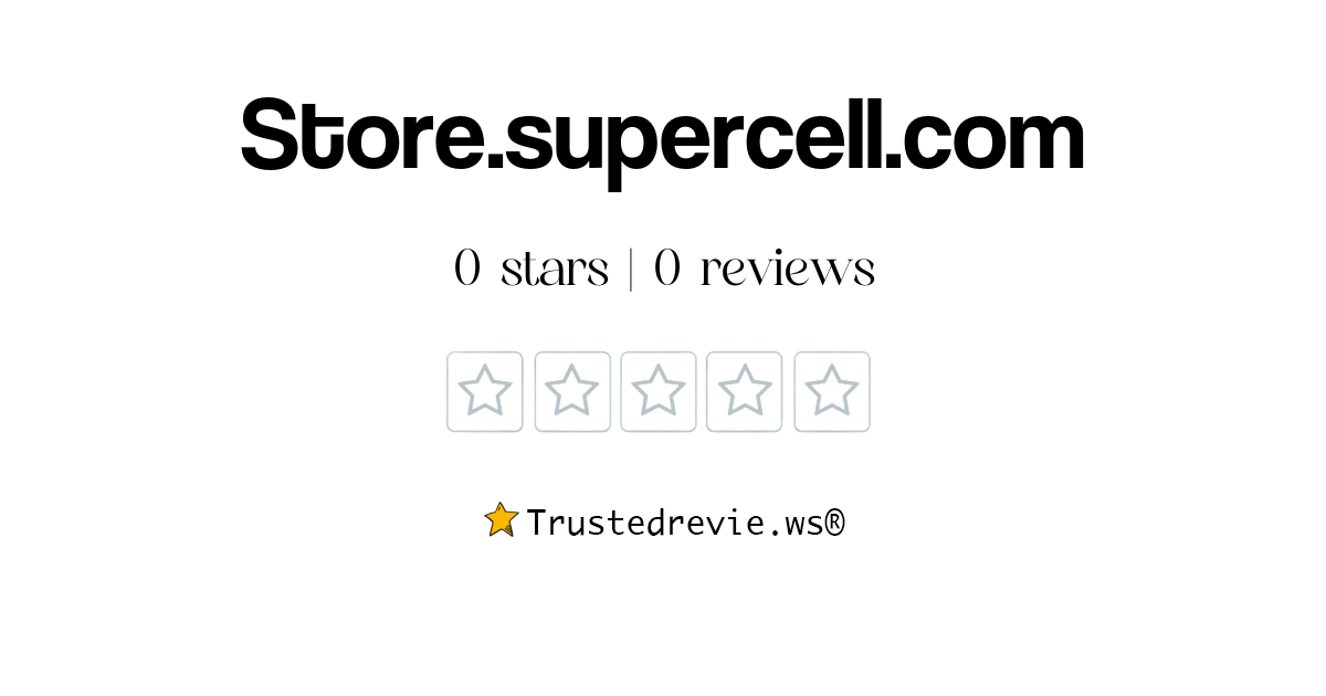 Store.supercell.com - Ask Question