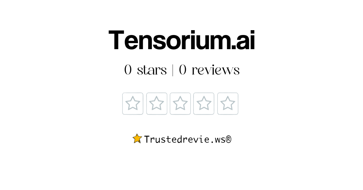 Tensorium.ai Review: Legit or Scam? [2026 New Reviews]
