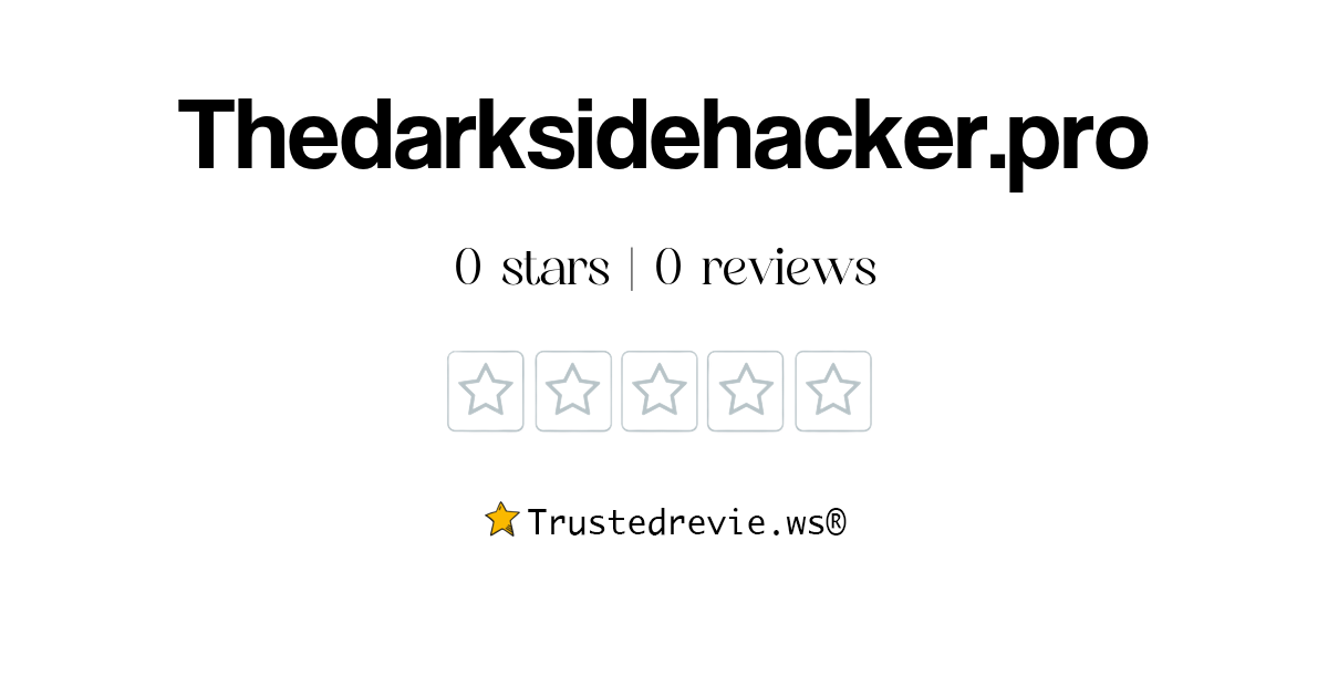 Thedarksidehacker.pro Review: Legit or Scam? [2026 New Reviews]