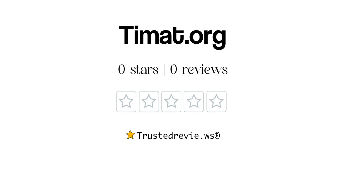 Timat.org Review: Legit or Scam? [2024 New Reviews]