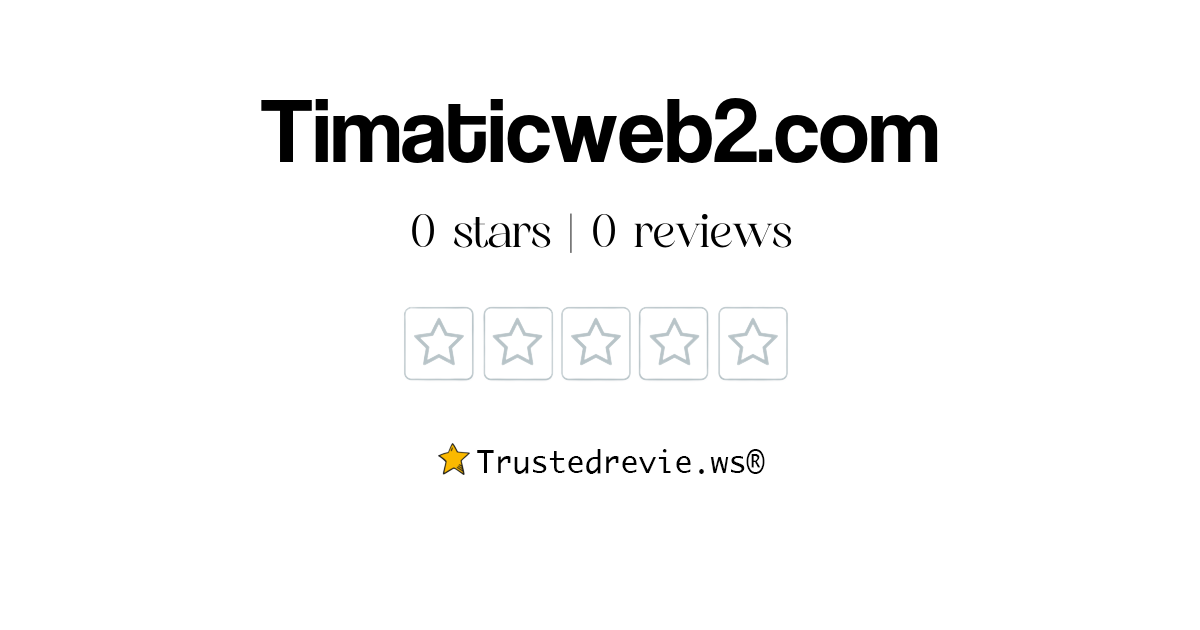 Timaticweb2.com Review: Legit or Scam? [2025 New Reviews]