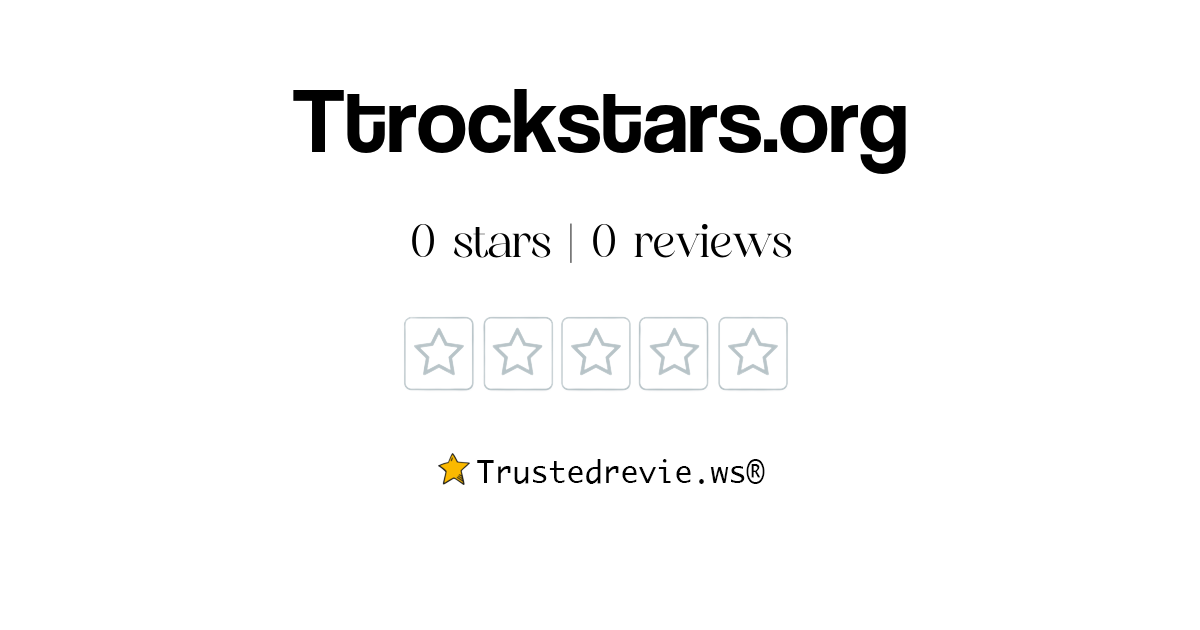 Ttrockstars.org Review: Legit or Scam? [2026 New Reviews]
