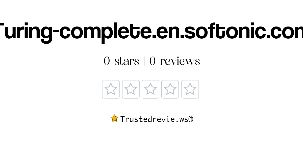 Turing-complete.en.softonic.com Review: Legit or Scam? [2025 New Reviews]