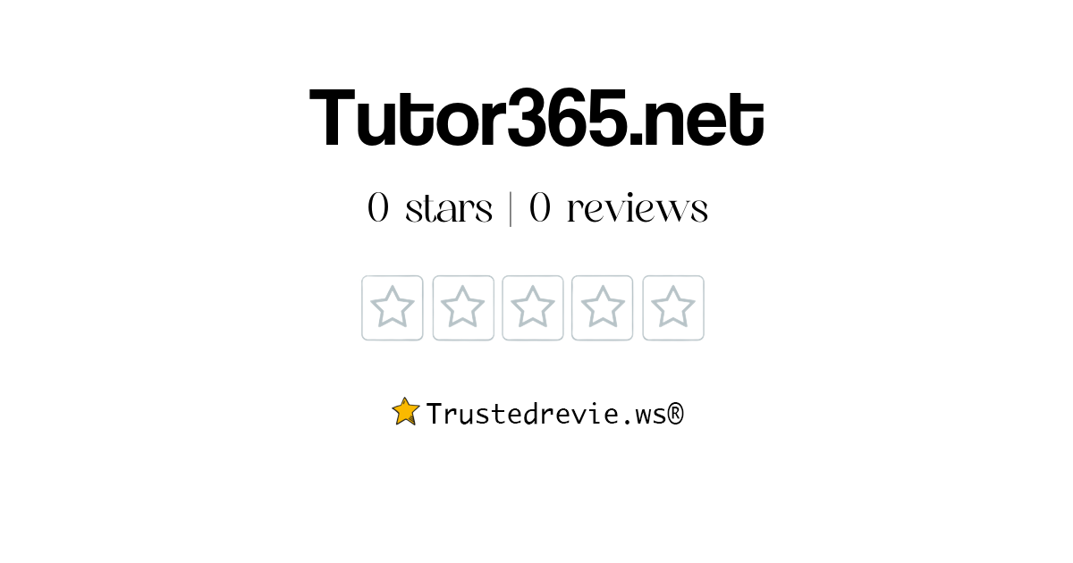 Tutor365.net Review: Legit or Scam? [2025 New Reviews]