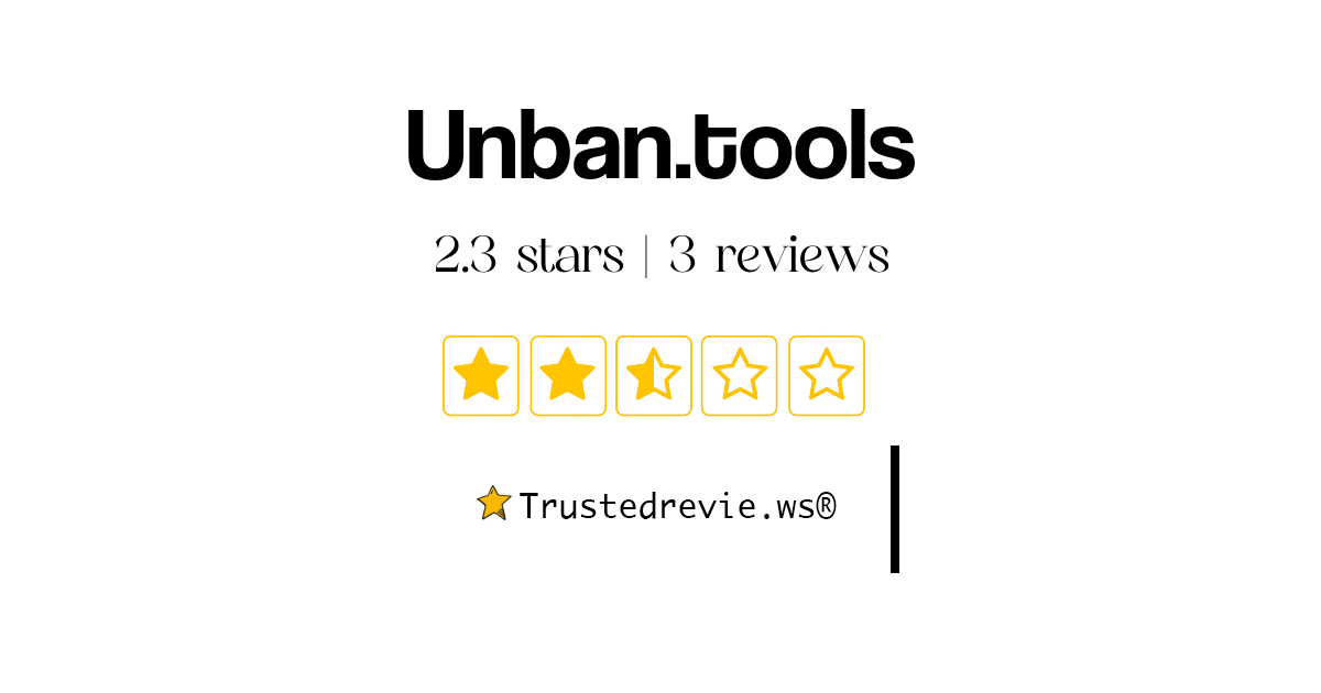 Unban.tools Review: Legit or Scam? [2025 New Reviews]