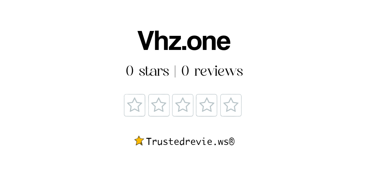 Vhz.one Review: Legit or Scam? [2026 New Reviews]