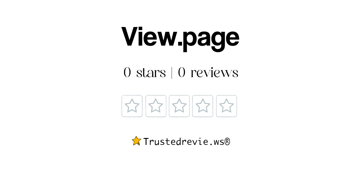 View.page Review: Legit or Scam? [2026 New Reviews]