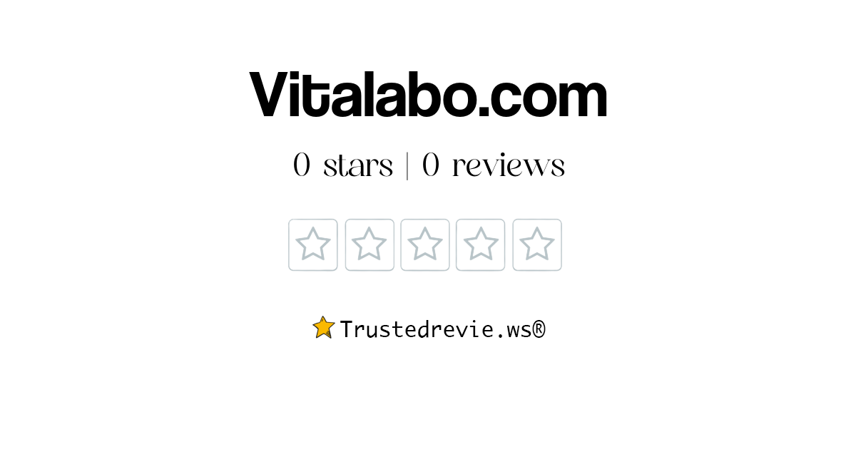 Vitalabo.com Review: Legit or Scam? [2025 New Reviews]