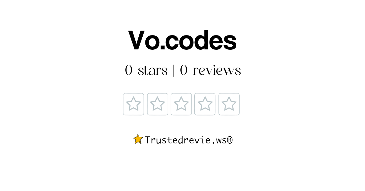 Vo.codes Review: Legit or Scam? [2025 New Reviews]