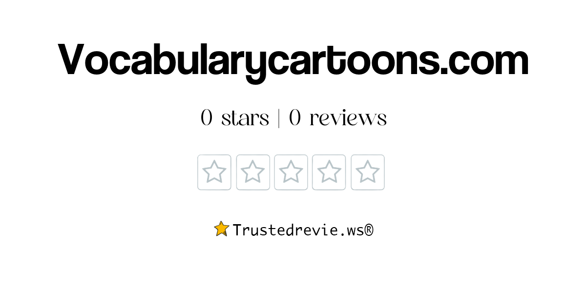 Vocabularycartoons.com Review: Legit or Scam? [2025 New Reviews]