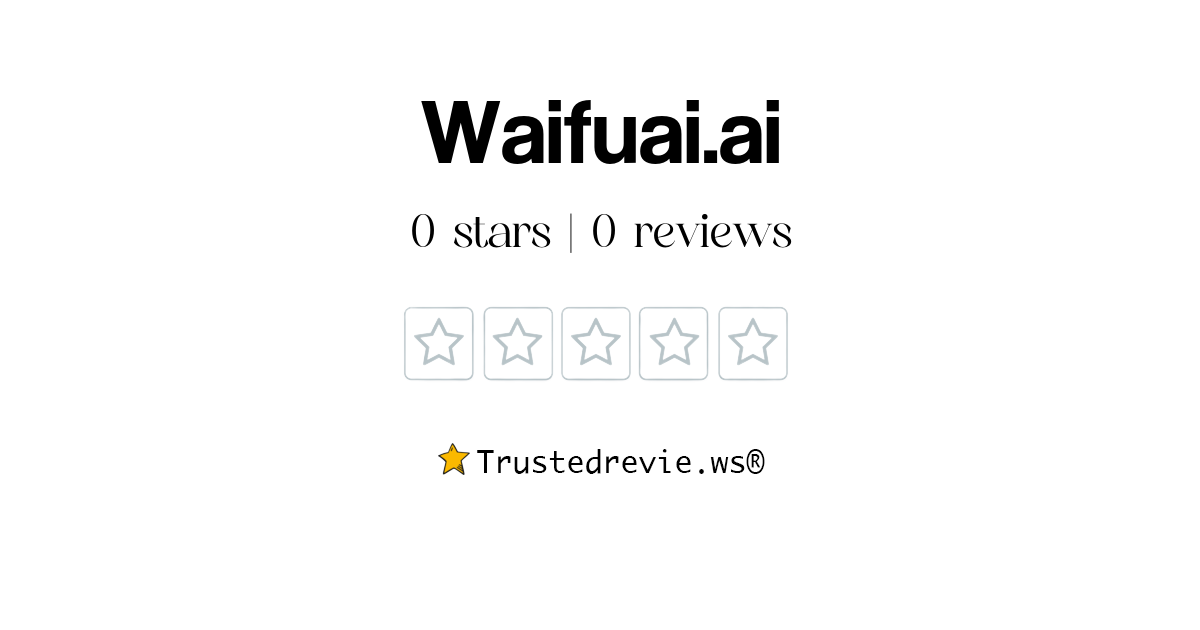 Waifuai.ai Review: Legit or Scam? [2025 New Reviews]