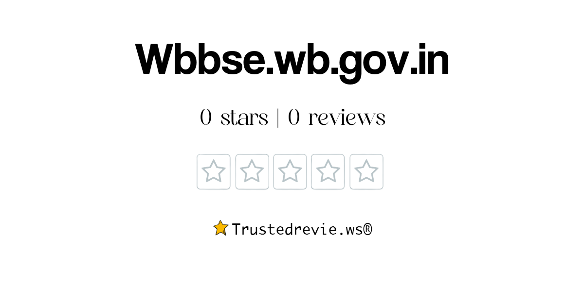 Wbbse.wb.gov.in Review: Legit or Scam? [2026 New Reviews]