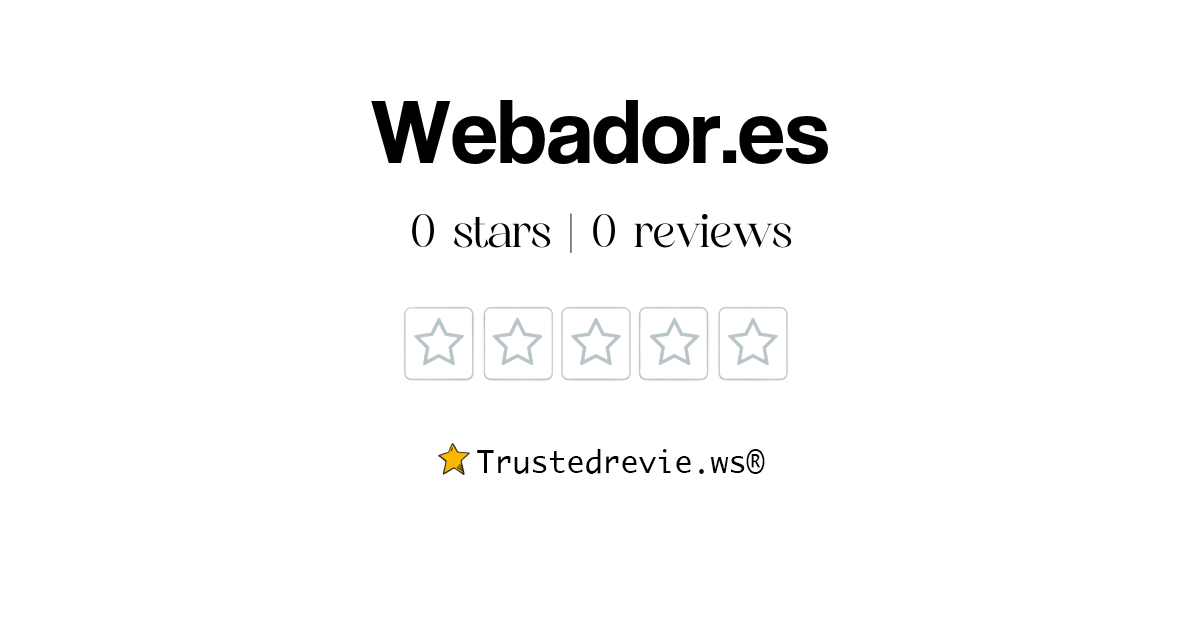 Webador.es Review: Legit or Scam? [2025 New Reviews]