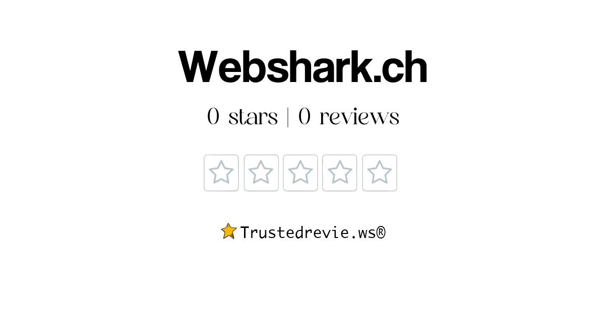 Webshark.ch Review: Legit or Scam? [2024 New Reviews]