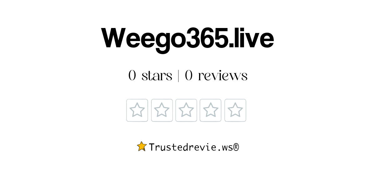 Weego365.live Review: Legit or Scam? [2025 New Reviews]