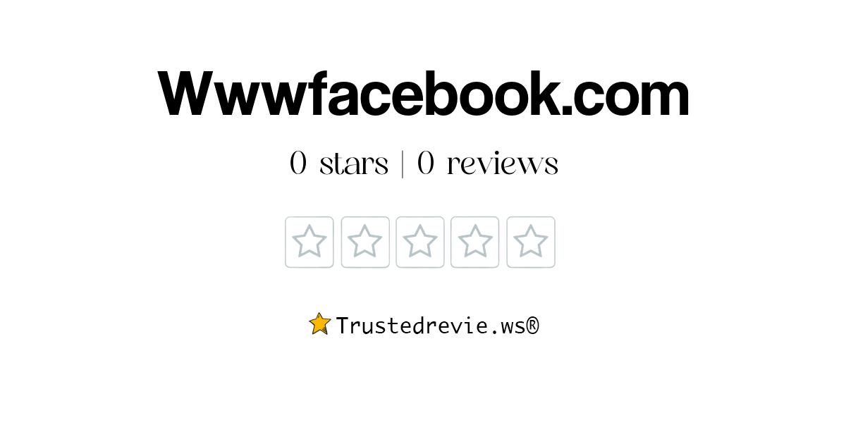 Wwwfacebook.com Review: Legit or Scam? [2026 New Reviews]